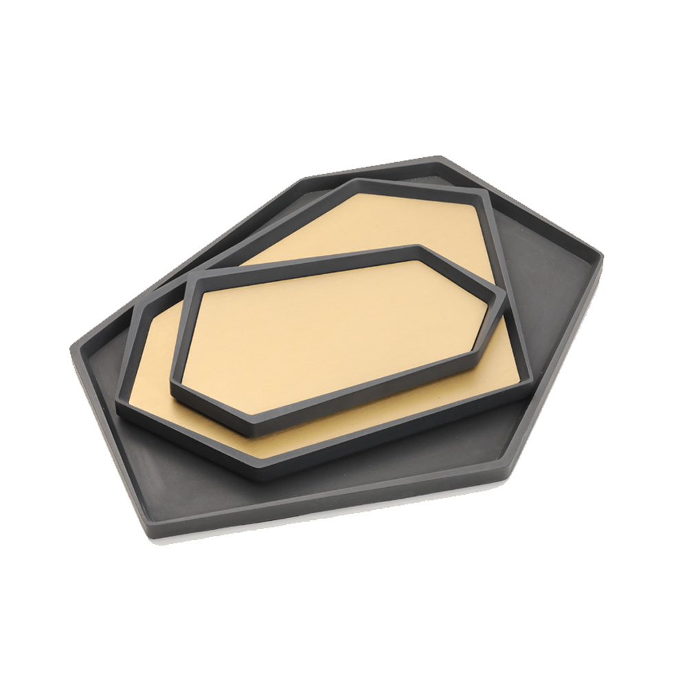 Wholesale Luxury Metal Faced Concrete Tray Custom Color Logo Pallets ...